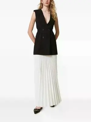 TWINSET Pleated Maxi Dress