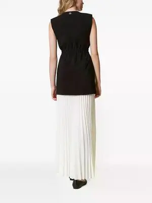 TWINSET Pleated Maxi Dress
