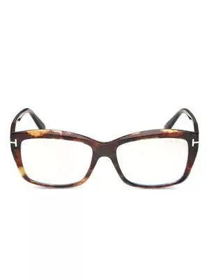 TOM FORD Square-frame Glasses - Brown