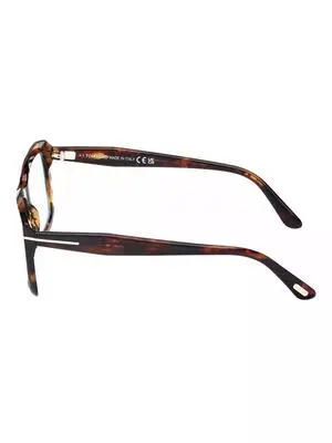 TOM FORD Square-frame Glasses - Brown