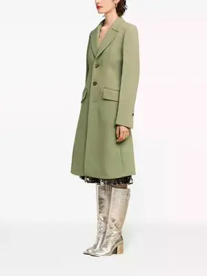 AMI Paris Single-breasted Wool Coat
