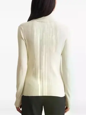 Marc O'polo Ribbed Turtleneck Top - Neutrals