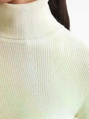 Marc O'polo Ribbed Turtleneck Top - Neutrals