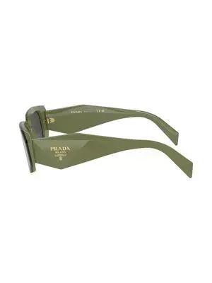 Prada Rectangle-frame Sunglasses - Green