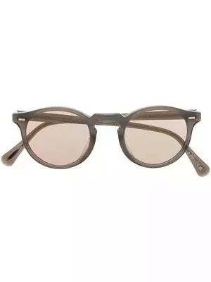 Oliver Spencer Gregory Round-frame Sunglasses