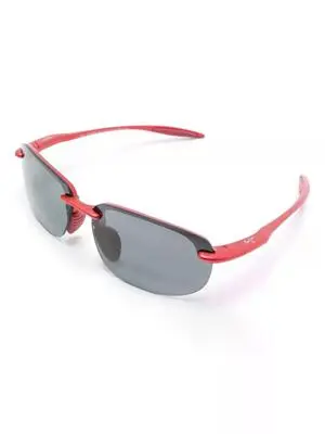 Maui Jim Rectangle Frame Sunglasses - Red