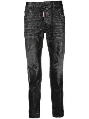 Dsquared2 Mid-rise Ripped Skinny Jeans