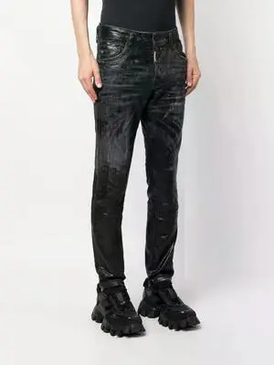 Dsquared2 Mid-rise Ripped Skinny Jeans