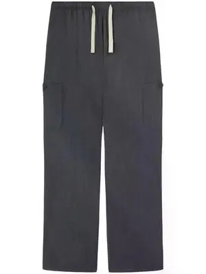 Palm Angels Monogram Drawstring-waist Trousers