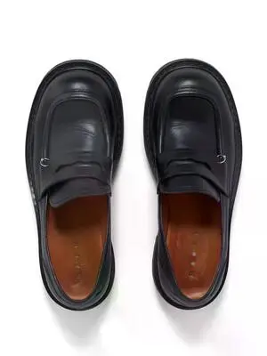 Marni Penny-slot Leather Loafers
