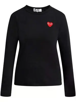 Play Comme Des Garcon Heart Logo T-shirt