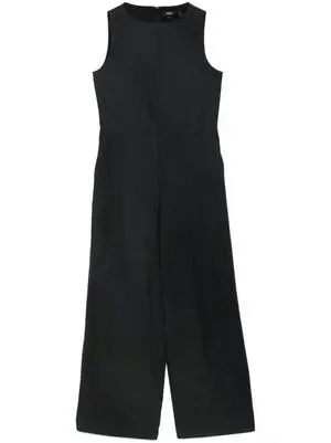 Theory Sleeveless Wide Leg Jumpsuit - Grey