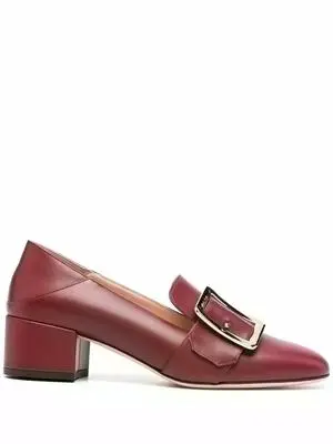 Bally Janelle 40 Block Loafers - Red