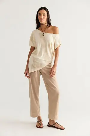 SUNDAY MARKET Oversized Graphic T-shirt With Asymmetrical Hem