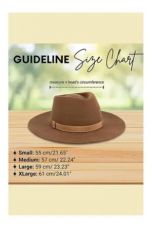 SAMBBOHO Blake Fedora Hat