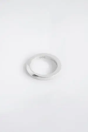 Cos Twisted Sterling Silver Ring - Silver-coloured