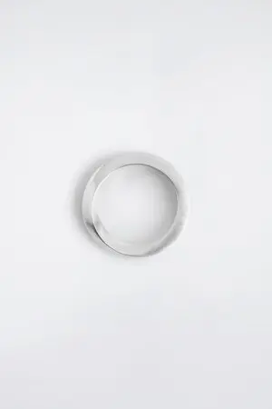 Cos Twisted Sterling Silver Ring - Silver-coloured