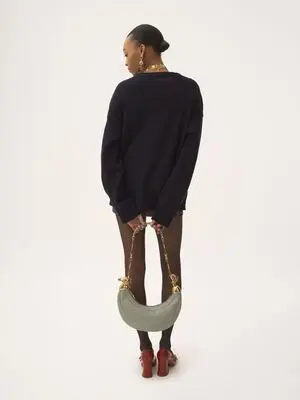 Chloé Logo Wool & Cashmere Knit Sweater