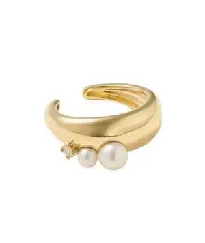Pearl Cuff Earrings