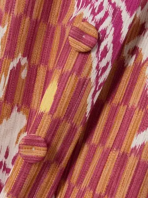 MARTA FERRI Printed Organic Cotton Midi Dress