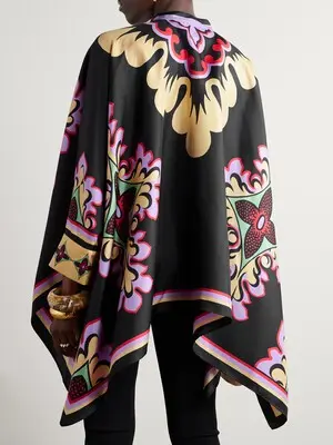 La DoubleJ Printed Silk-twill Shirt