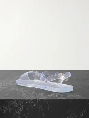 ANCIENT GREEK SANDALS Irini Recycled-pvc Slingback Sandals - Neutrals