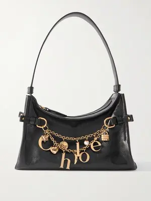 Chloé Embellished Leather Shoulder Bag