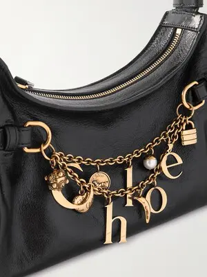 Chloé Embellished Leather Shoulder Bag