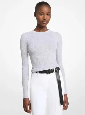 Michael Kors Wool Pullover Sweater - Grey