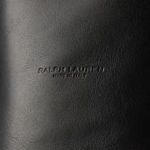 Ralph Lauren Barnet 55 Mm Calfskin Boots - Black