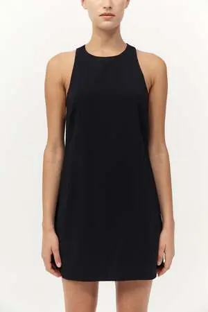 ST. AGNI Cut Away Shift Dress - Black