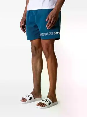 Hugo Logo-print Swim Shorts