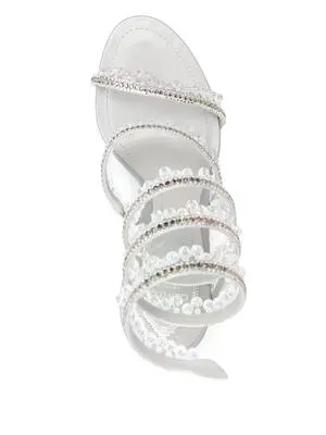 Rene Caovilla 105mm Chandelier Sandals - Grey