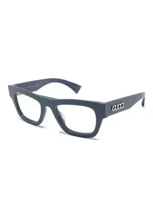 Gucci Square Frame Glasses - Blue