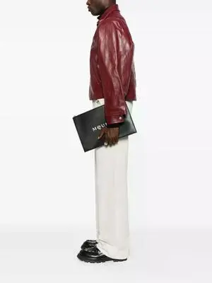 Alexander McQueen Logo-print Clutch