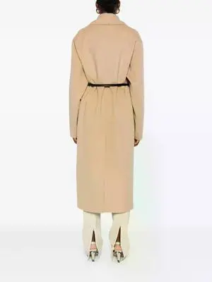 Sportmax Belted Coat - Brown