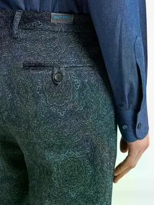 Etro Patterned Jacquard Tailored Trousers