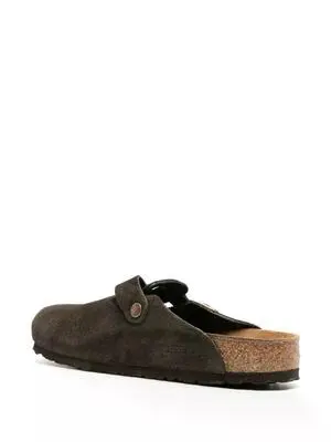 BIRKENSTOCK Boston Suede Clogs