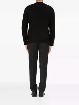 MAISON MARGIELA Metallic Stripe Knitted Sweater