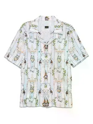Camilla Linen Shirt - Blue