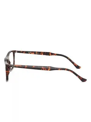 Ray-ban Tortoiseshell Square Eyeglasses - Red