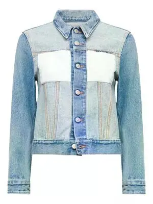 MAISON MARGIELA Two-tone Denim Jacket - Blue