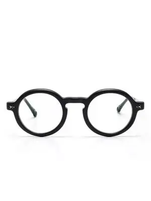 Matsuda Round-frame Eyeglasses - Black