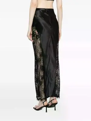 FLEUR DU MAL Lace Maxi Skirt