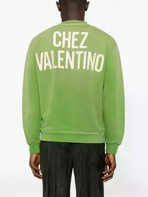 Valentino Garavani Cotton Sweatshirt With Graphic Print