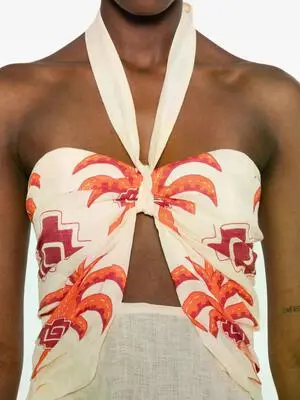 Johanna Ortiz Water Adventure Maxi Dress - Neutrals