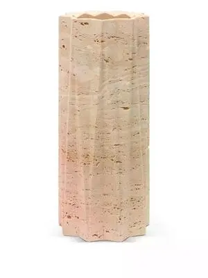 EDITIONS MILANO Fold Fluted Stone Vase