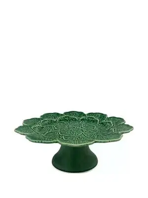 BORDALLO PINHEIRO Geranium Cake Stand - Green