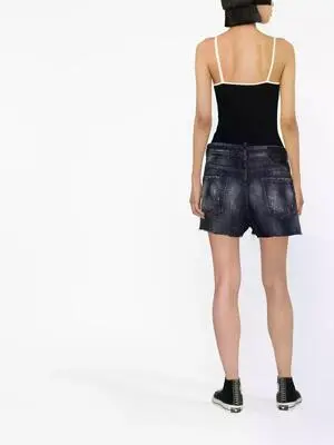 Dsquared2 Distressed-effect Denim Shorts