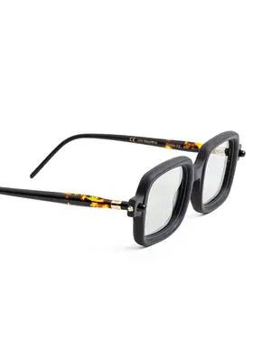 KUBORAUM P2 Square-frame Sunglasses - Black